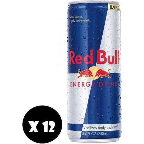 RED BULL Boisson energisante 250 ML 12 PZ - Cdiscount Au quotidien