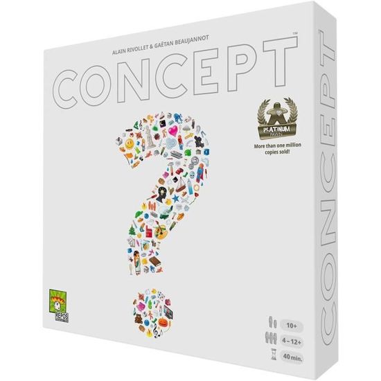 Concept , Board Game , Ages 10+ , 4 To 12+ Players , 40 Minutes Playing ...