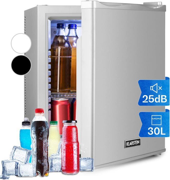 KLARSTEIN Mini Frigo de Chambre de 30L pour Snacks et Boissons, Petit ...