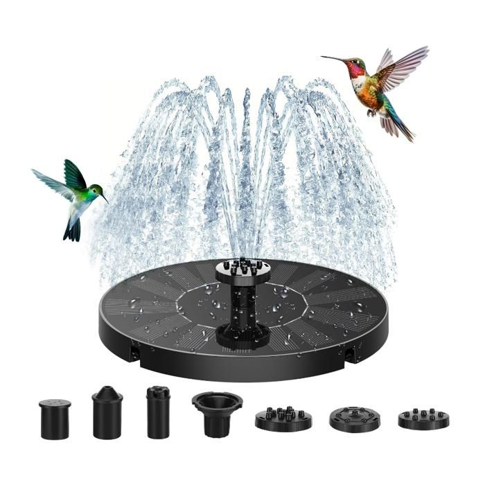 Fontaine Solaire Exterieure de Jardin, Flottante Pompe Bassin Solaire ...