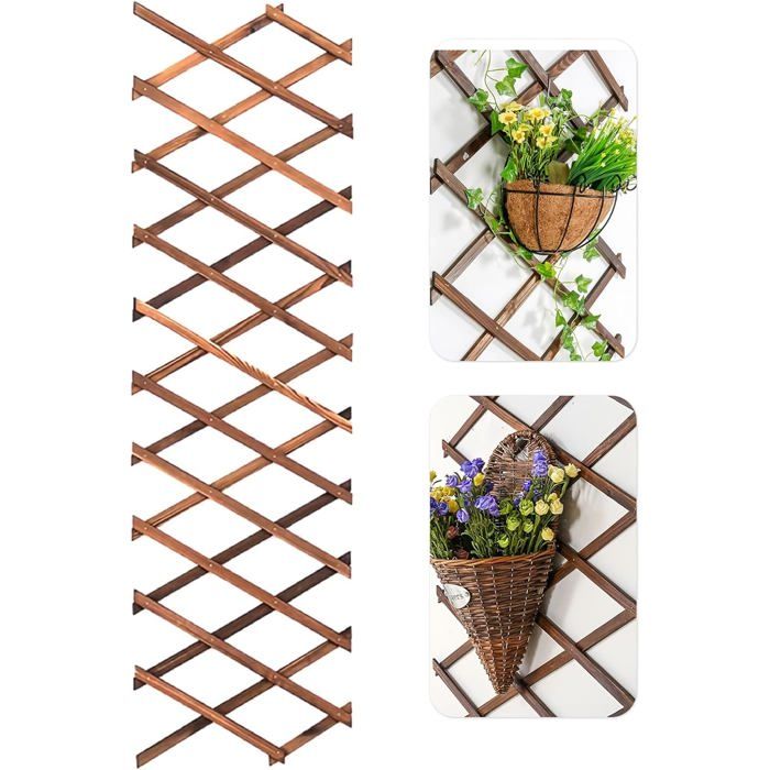 Treillis de jardin télescopique, treillis pour plantes de jardin ...