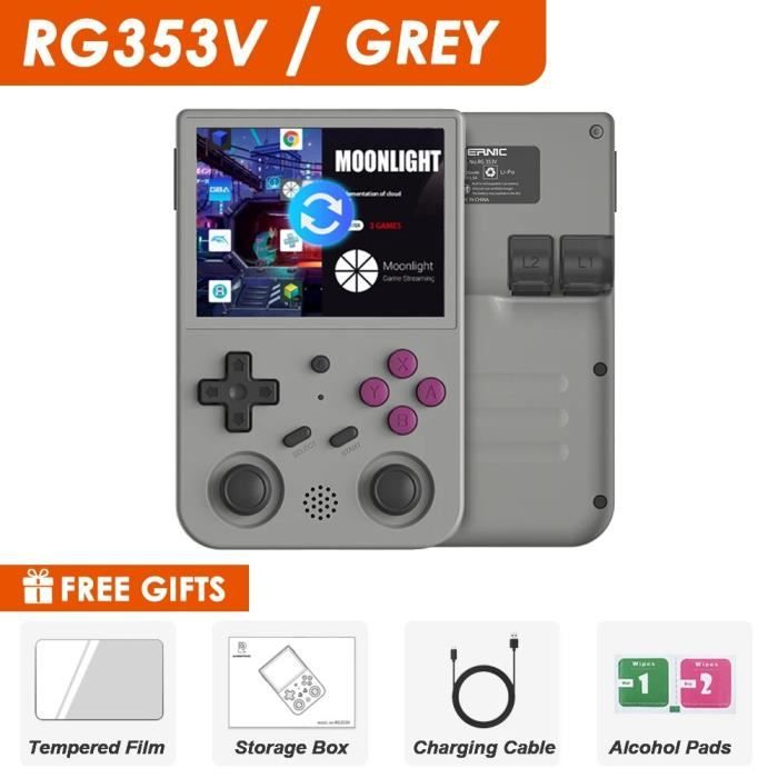 64G 10K Games - RG353V-GREY - Console de jeux vidéo rétro portable ...