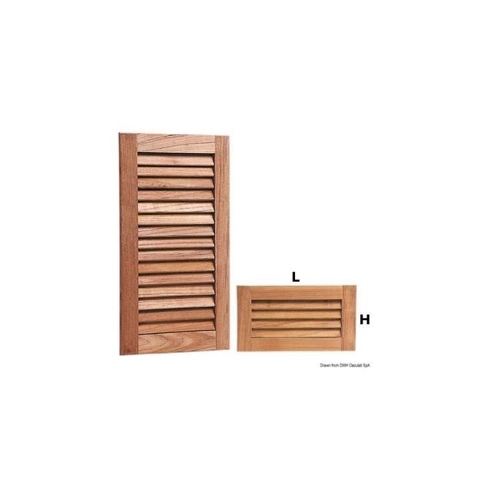 ARC - Grille aération teck 235x408 mm - Cdiscount Bricolage