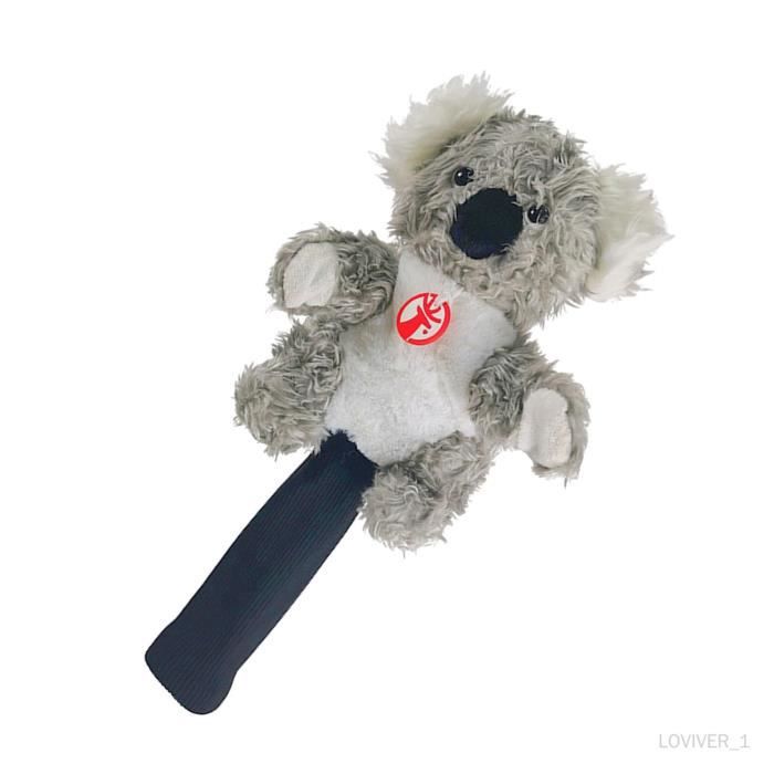Nouveauté Golf Club Headcover Doux Animal Bois Pilote Tête Couverture ...