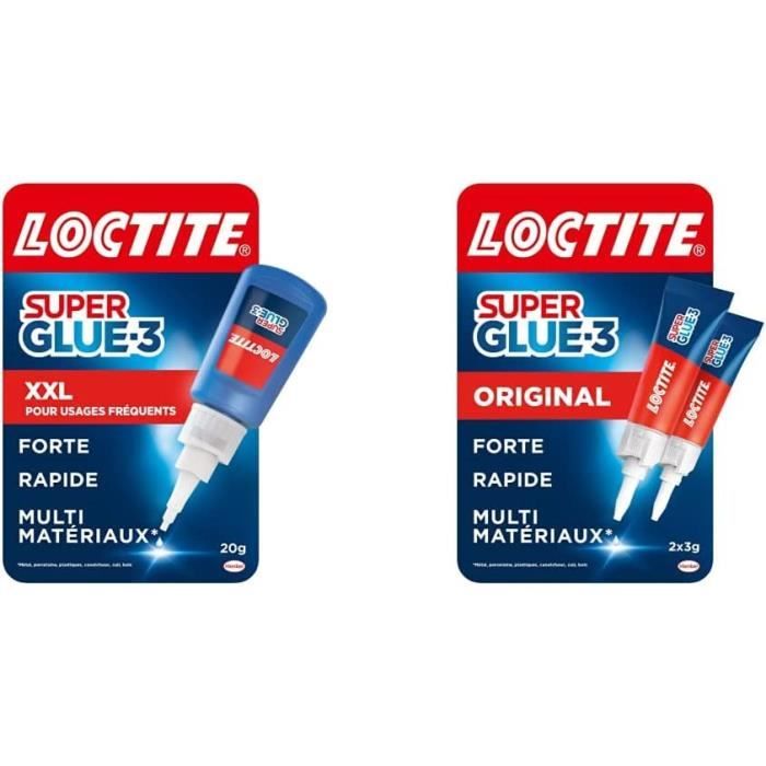Super Glue-3 XXL, colle forte grand format pour usages fréquents, colle ...