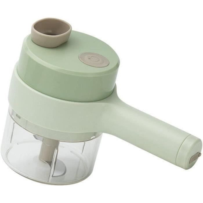 Trancheuse électrique portable 4 en 1 - Robot de cuisine sans fil ...