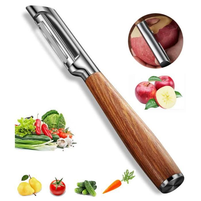 Éplucheur de légumes - Multifonctionnel - Acier inoxydable 304 - Design ...