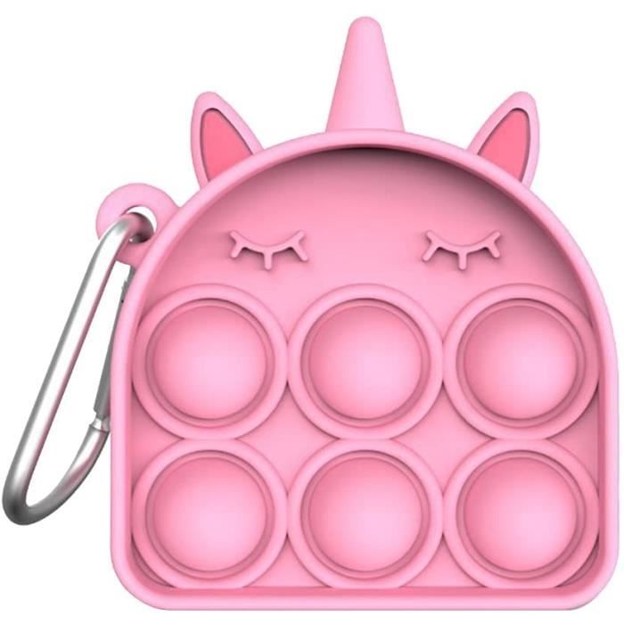 Mini jouet sensoriel push it pop bubble toy pop it anti-stress silicone ...