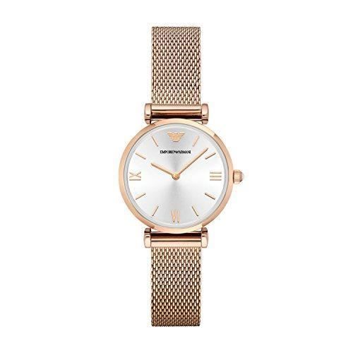 Emporio Armani Montre Femme AR1956 Dore rose Chic Achat vente montre Femme Adulte Acier Cdiscount