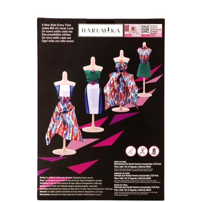 Creative Play Without Sewing Bandai Harumika Deluxe Designer Set ...
