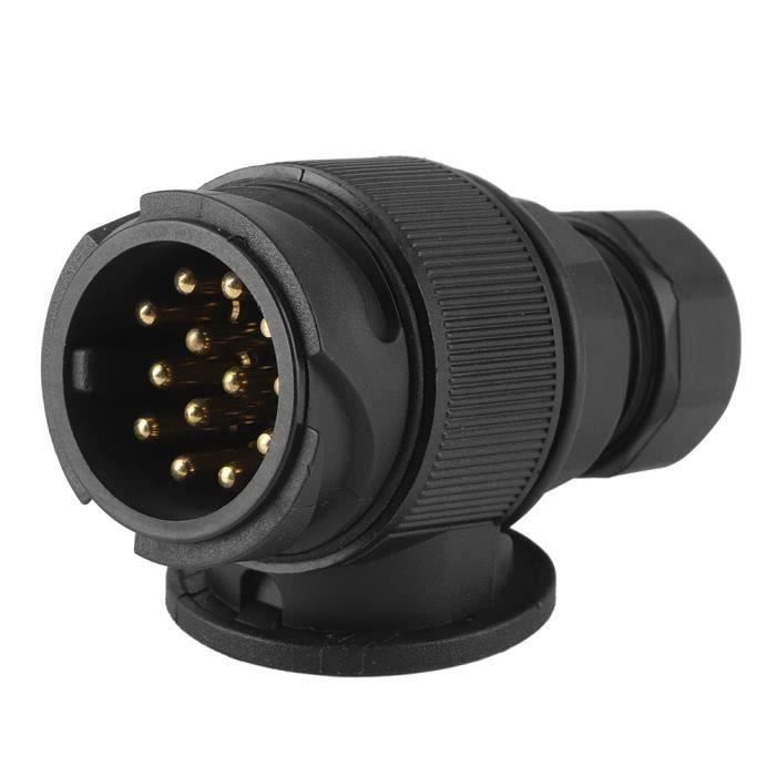 Young-LAR Prise de Remorque Portable à 13 Broches Accessoire de Connecteur EU 12V pour Remorques ...