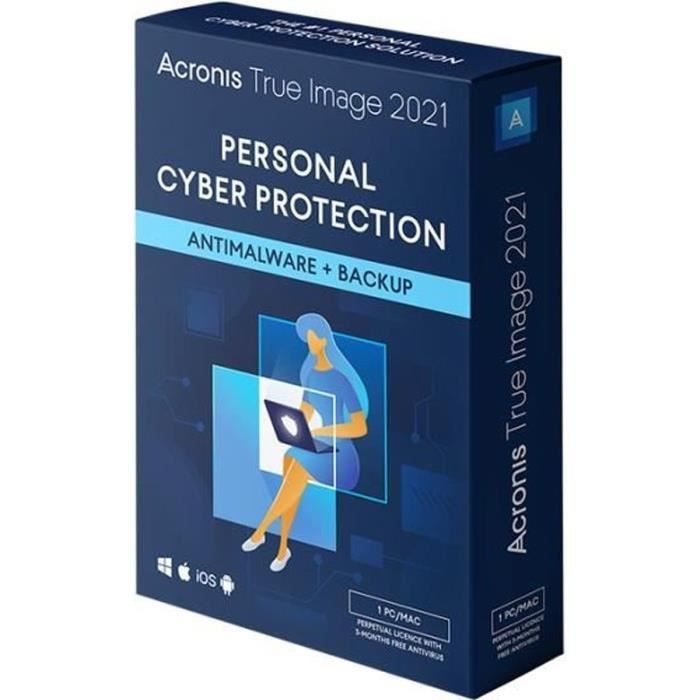 Acronis True Image 2021 - Multi-appareil - ACTIVATION À VIE EMAIL ...