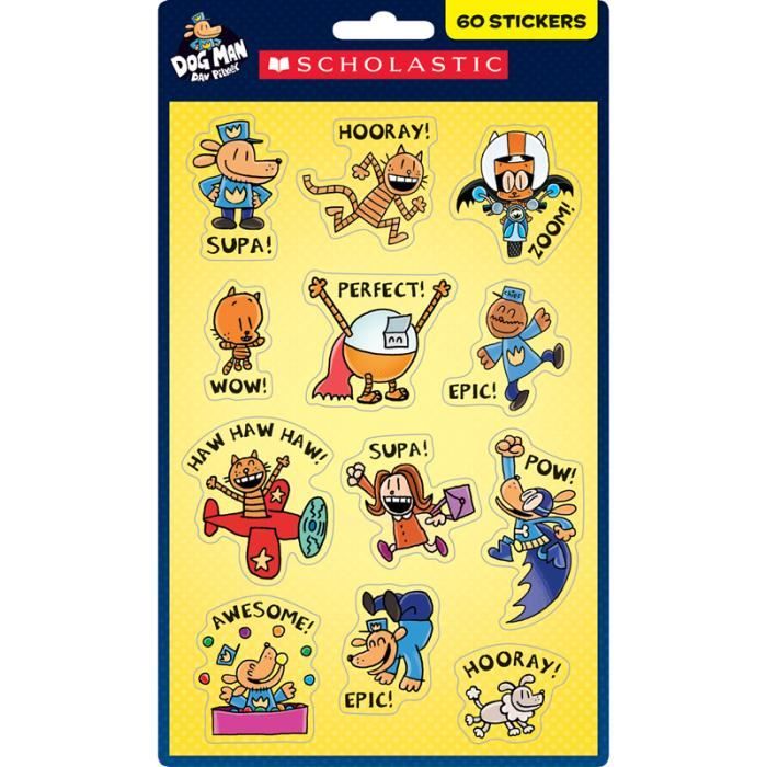 Dog Man Stickers - Cdiscount Electroménager