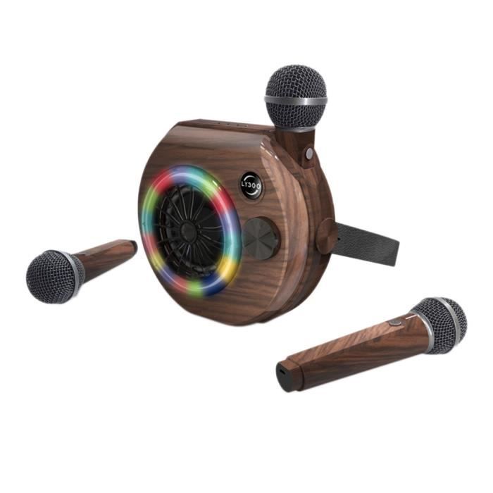 Microphone Bluetooth Sans Fil Portable avec Deux Micros Sans Fil ...