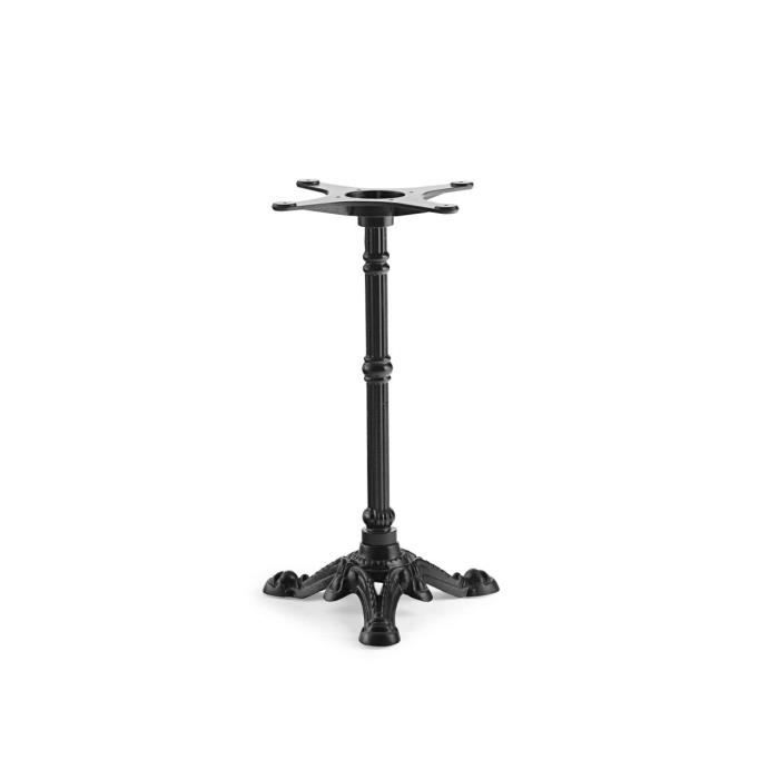 Pied de table BISTROT en fonte - noir - 3 branches156 - Cdiscount Maison