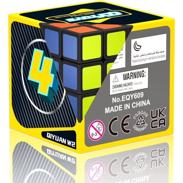 ROXENDA Cube de Vitesse 4x4, Qiyuan 4x4x4 Speed Cube Super-Durable avec ...