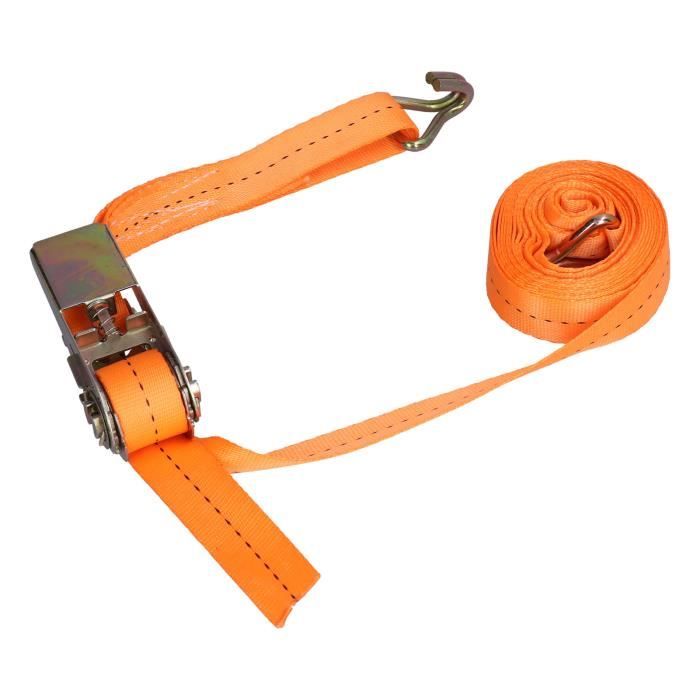 Sangle d'arrimage - YOSOO - 10 m - Polyester robuste - Boucle en acier ...