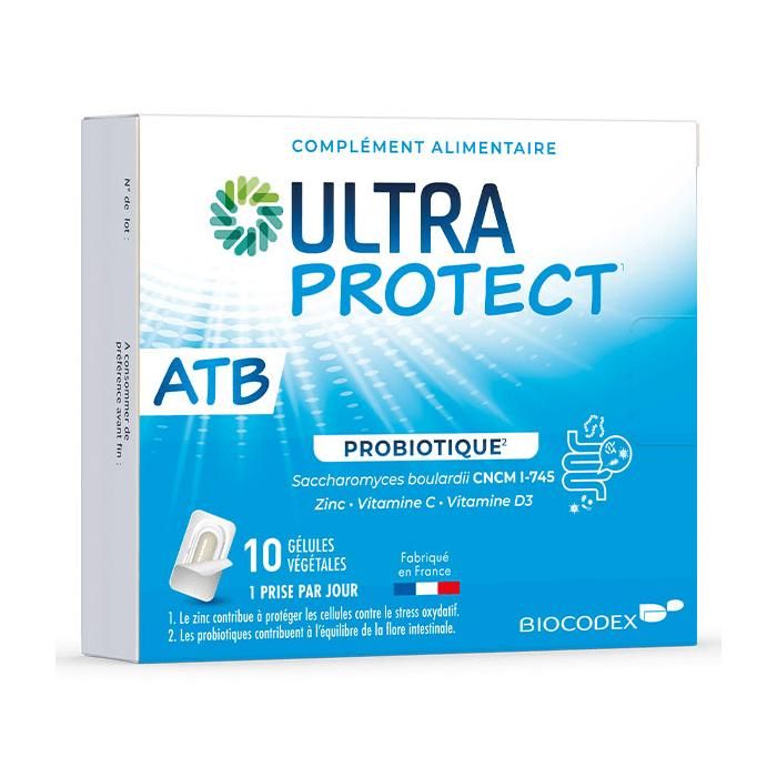 Ultra Protect ATB - Probiotique - 10 gélules - Cdiscount Santé - Mieux ...
