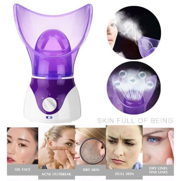 QN SPA Sauna Electrique Machine à Vapeur Visage Hydratation Soins Peau ...