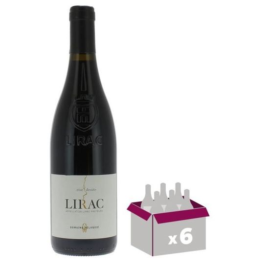 Domaine Pélaquié - Rouge 2017 - AOC Lirac - La cave Cdiscount