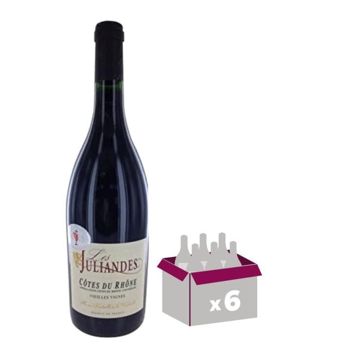 Domaine des 3 Cèdres 2018 Côtes du Rhône Vin Rouge - La cave Cdiscount