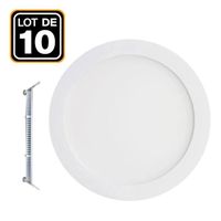 Spot Encastrable LED Downlight Panel Extra-Plat 7W Blanc Neutre 4200-4500K - LAMPESECOENERGIE ...