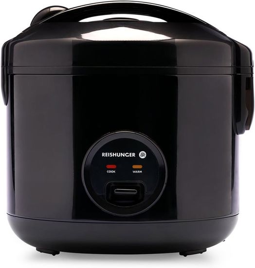 Reishunger Cuiseur à vapeur riz (rice cooker) Noir avec fonction de ...