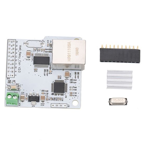Carte de commande réseau 28J60 à 8 voies, commutateur électrique 5V DC ...
