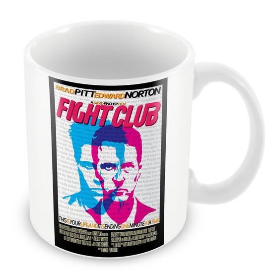 Mug fight club affiche film brad pitt edward norton - Cdiscount ...