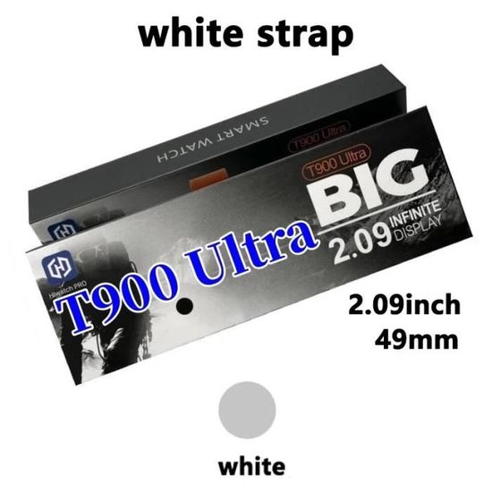 Montre connectée de sport T900 pour IOS et Android,ultra grande,appel ...