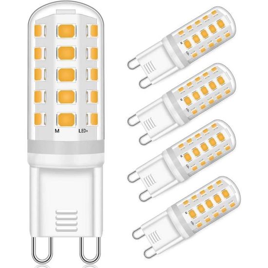 YUIIP Ampoules LED G9 5W Dimmable 40W 50W Halogène Lère Equivalente ...