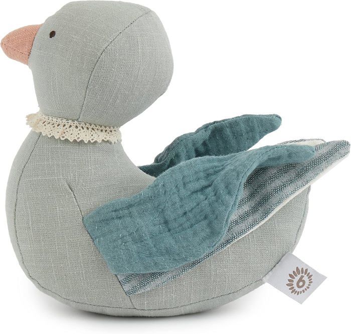 BIECO Doudou Canard 20 cm Lin Coton pour bébé Peluche Canard Doudou et ...
