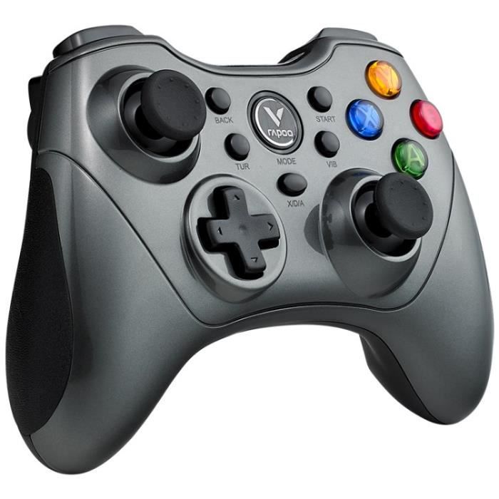 Manette de jeu sans fil à double mode de vibration compatible avec les ...