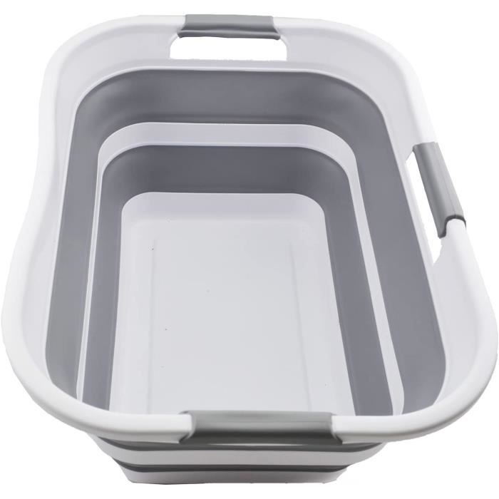 Panier À Linge Pliable En Plastique, 29 L, Panier De Rangement Pliable ...