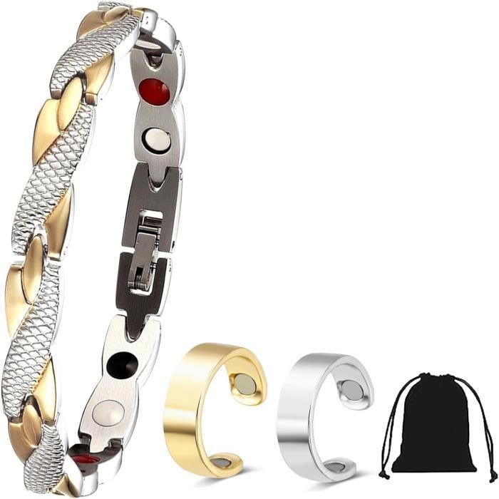Bracelet Magnétique Pour Homme Femme, Bracelet Magnétique En Acier ...