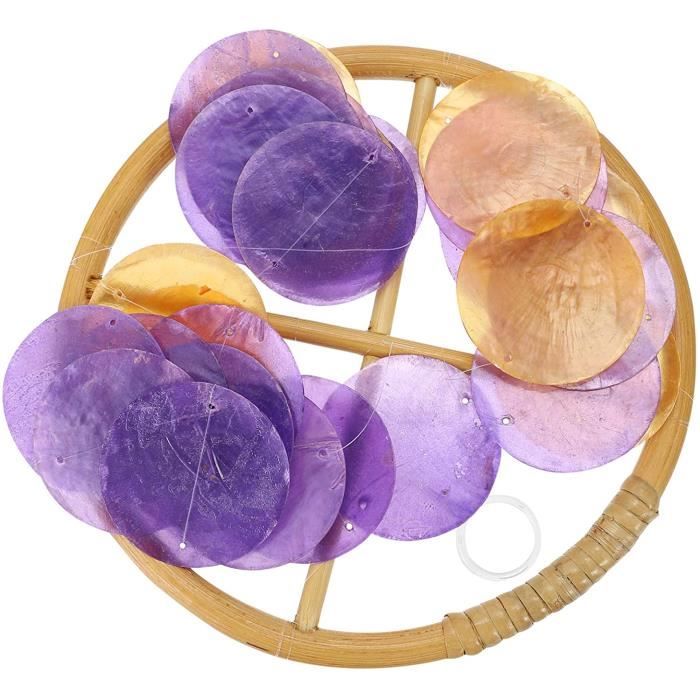 CARILLON A VENT W Capiz Shell Vent Carillon Mu209 - Cdiscount Jardin