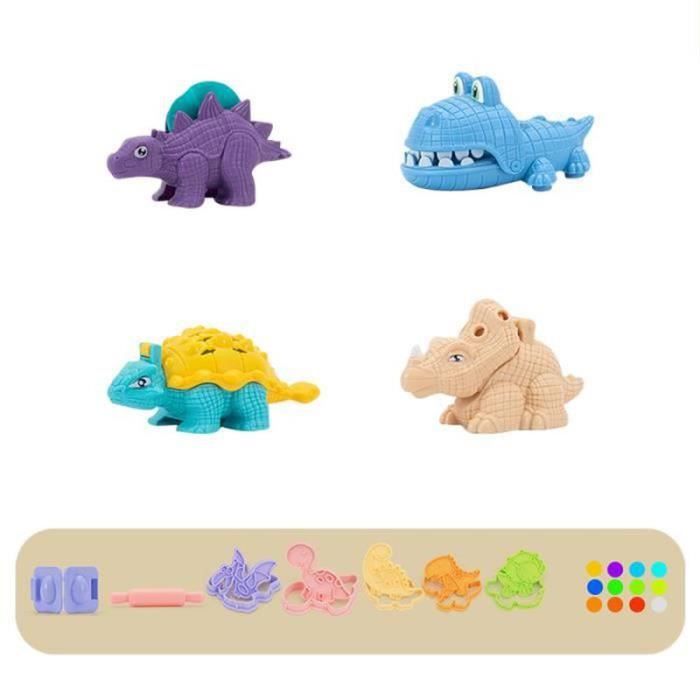 PT03867-Kit De Dinosaure Bricolage De Pâte À Modeler De Dinosaure Avec ...