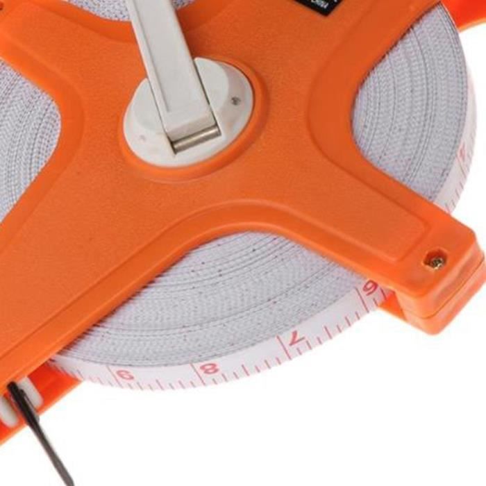 ROM Ruban À Mesurer À Bobine Mètre À Ruban À Manivelle Avec Bobine De Mesure En Fibre De Cadre ...