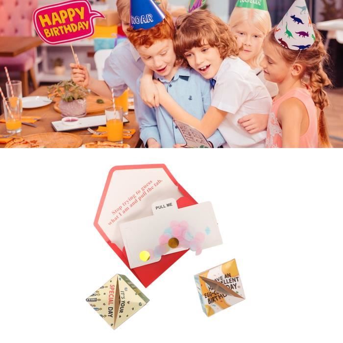 CES Carte D'Anniversaire 3D Carte D'Anniversaire Polyvalente, Drle ...