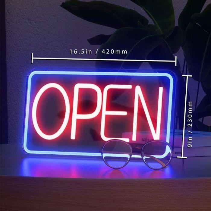 NEON,Open 04 Panneau néon LED pour magasin panneau publicitaire pour ...