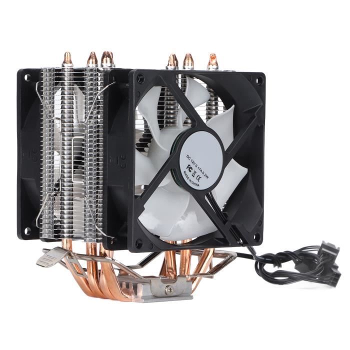 Ventilateur CPU - HURRISE - 90mm - 4 Tubes - 20 dB - RVB - Cdiscount ...