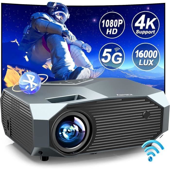 Vidéoprojecteur GC700 - Native 1080P FHD - 16000 Lum - 5G WiFi ...
