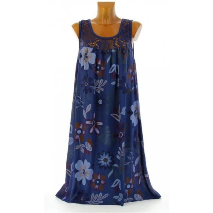 Robe d'été Boho Style imprimé fleuri plage tunique Mini robe de soirée ...