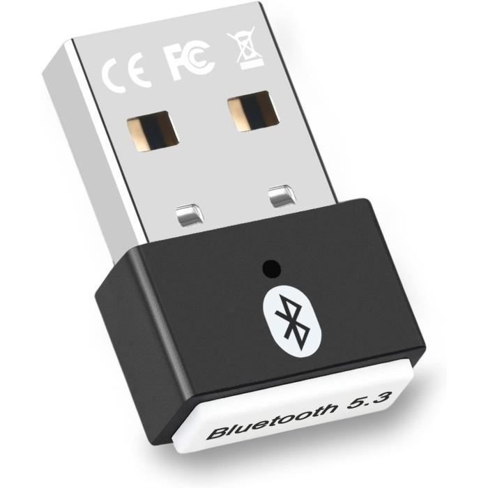 Dongle Bluetooth 5.3, Cle Bluetooth Pour Pc Faible Latence Compatible ...