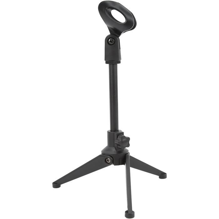Pied De Microphone Trépied De Bureau Support De Micro Réglable Pour ...