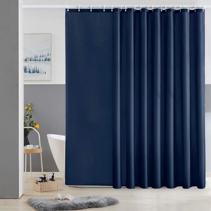 MSV Rideau De Douche Anti-moisissure - 180 X 200 Cm