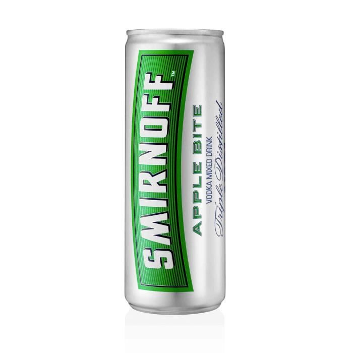 APPLE Bite Premix Smirnoff - 25 cl - 5 % - La cave Cdiscount