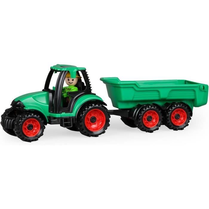 Lena-01625 Truckies Stable env. 38 cm, véhicule Tracteur et remorque ...