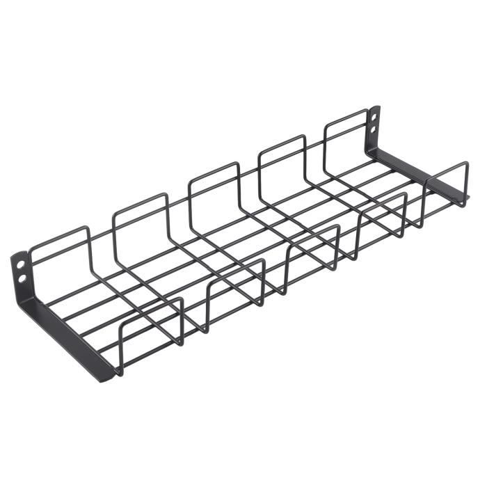 SURENHAP Plateau de gestion des câbles sous le bureau Support de ...