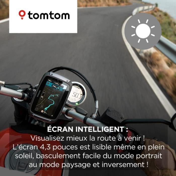 GPS Moto - TOM TOM - RIDER 50 - Cartographie Europe - 3 mois de Trafic ...